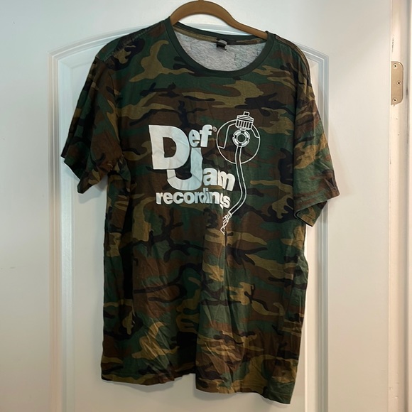 Def Jam | Shirts | Def Jam Vintage Large Camouflage Tshirt | Poshmark